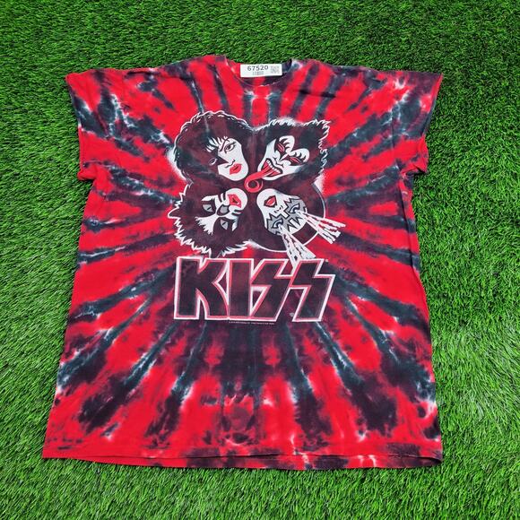 Liquid Blue | Shirts | Kiss Shirt Large 22x26 Tiedye Liquidblue | Poshmark